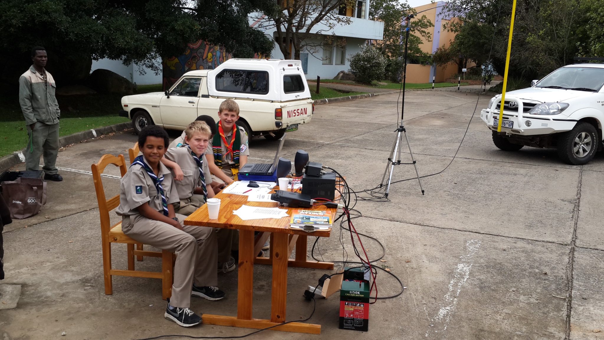 Team Eswatini presenting ham radio activities to scouts – Youngsters On ...